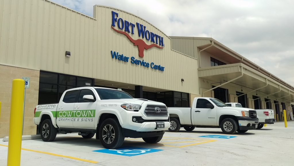 City of Fort Worth Invests in 3D Letter Building Sign for Water Service ...